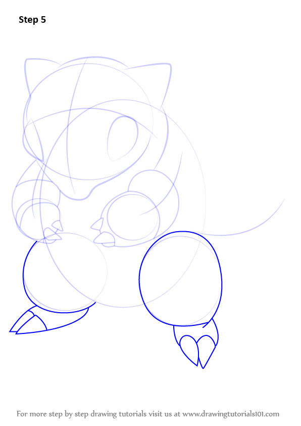 How to Draw Sandshrew from Pokemon (Pokemon) Step by Step ...