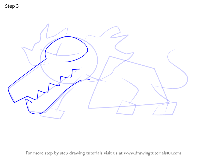 How to Draw Skeledirge from Pokemon (Pokemon) Step by Step ...