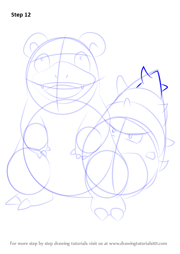How to Draw Slowbro from Pokemon (Pokemon) Step by Step ...