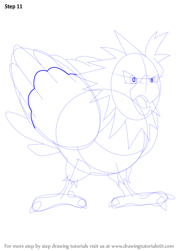 How to Draw Spearow from Pokemon (Pokemon) Step by Step ...