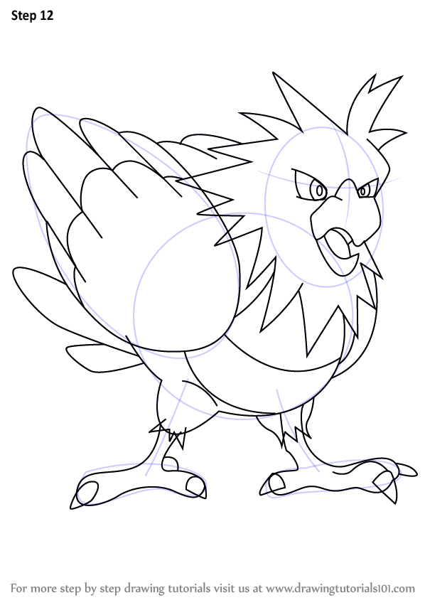 How to Draw Spearow from Pokemon (Pokemon) Step by Step ...