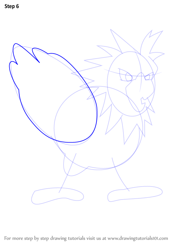 How to Draw Spearow from Pokemon (Pokemon) Step by Step ...