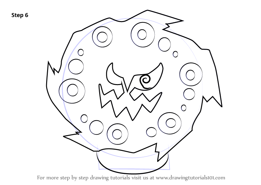 How to Draw Spiritomb from Pokemon (Pokemon) Step by Step ...