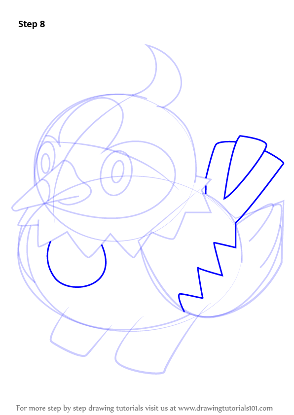 How to Draw Starly from Pokemon (Pokemon) Step by Step ...