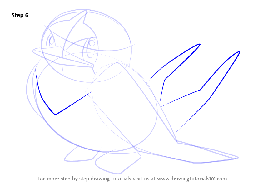 How to Draw Taillow from Pokemon (Pokemon) Step by Step ...