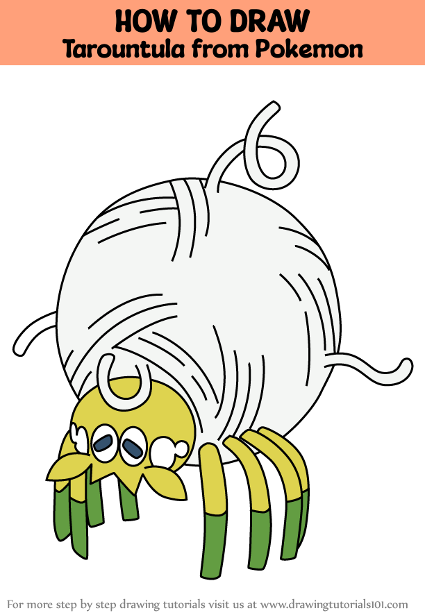 How to Draw Tarountula from Pokemon (Pokemon) Step by Step ...