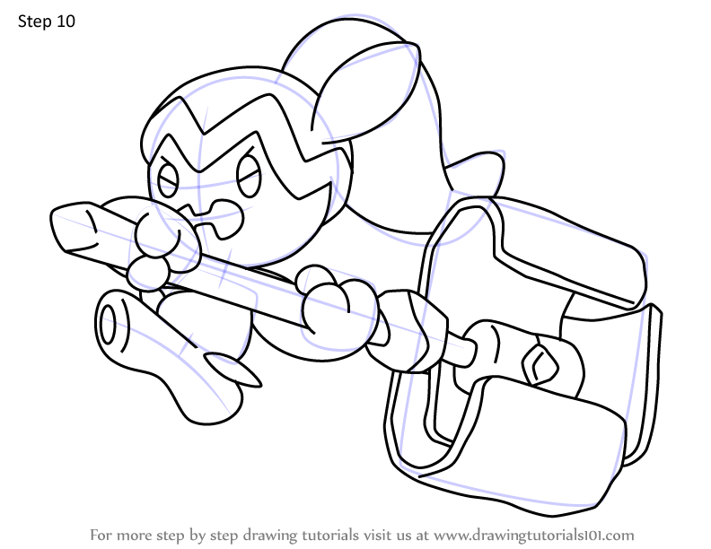 How to Draw Tinkatuff from Pokemon (Pokemon) Step by Step ...