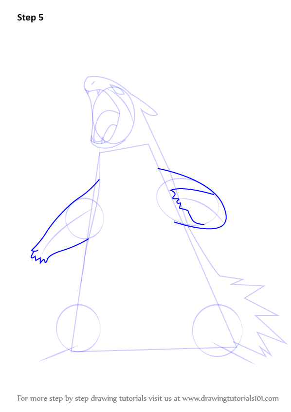How to Draw Typhlosion from Pokemon (Pokemon) Step by Step ...