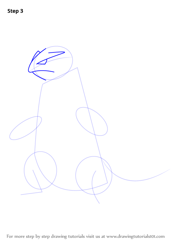 How to Draw Tyranitar from Pokemon (Pokemon) Step by Step ...