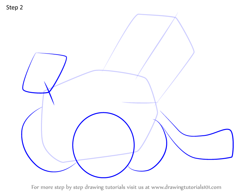 How to Draw Varoom from Pokemon (Pokemon) Step by Step ...