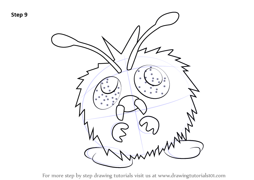 How to Draw Venonat from Pokemon (Pokemon) Step by Step ...