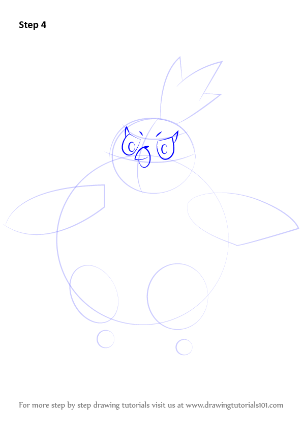 How to Draw Vullaby from Pokemon (Pokemon) Step by Step ...