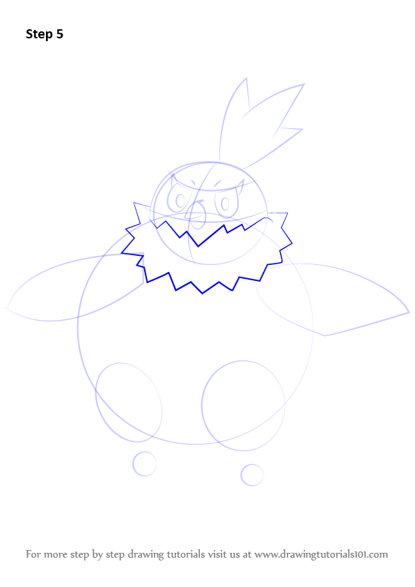 How to Draw Vullaby from Pokemon (Pokemon) Step by Step ...