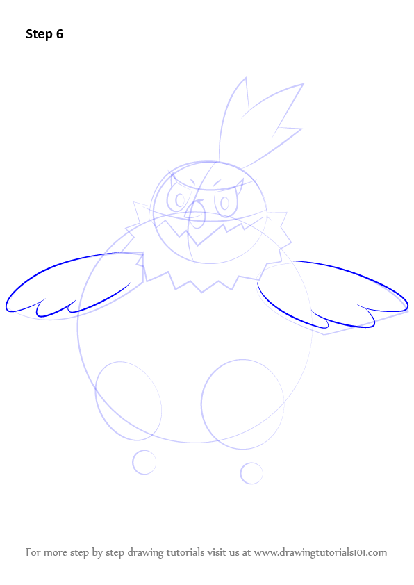 How to Draw Vullaby from Pokemon (Pokemon) Step by Step ...