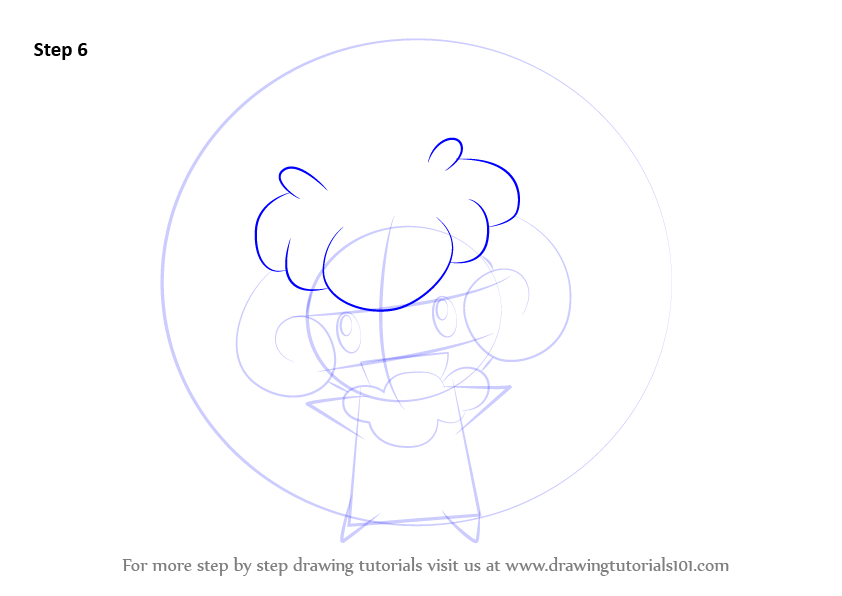 How to Draw Whimsicott from Pokemon (Pokemon) Step by Step ...