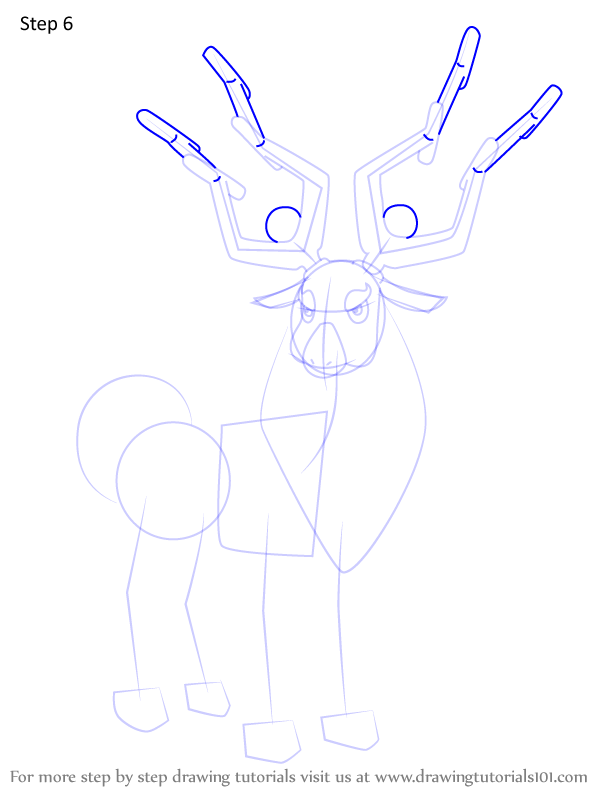 How to Draw Wyrdeer from Pokemon (Pokemon) Step by Step ...