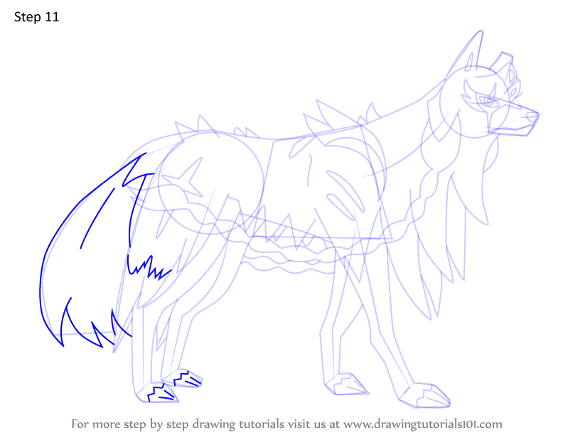 How to Draw Zacian Hero from Pokemon (Pokemon) Step by Step ...