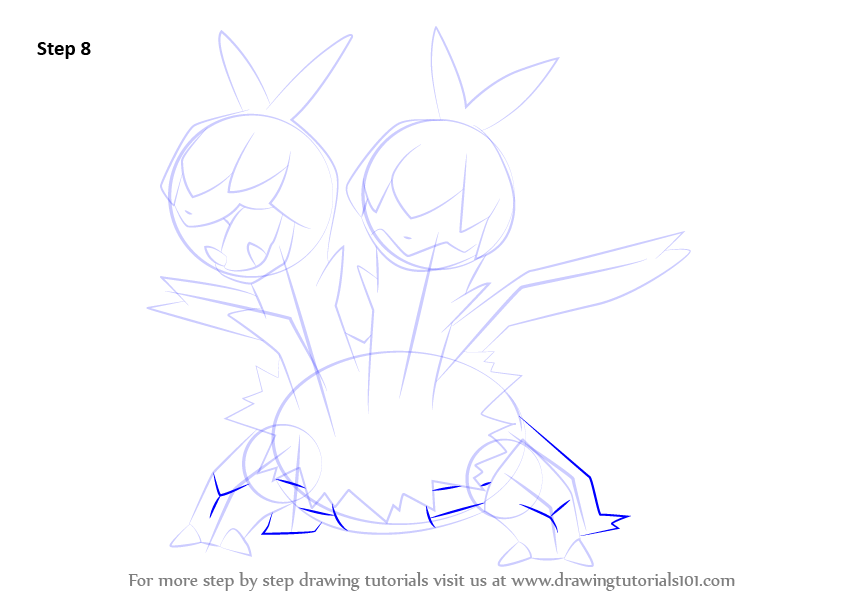 How to Draw Zweilous from Pokemon (Pokemon) Step by Step ...