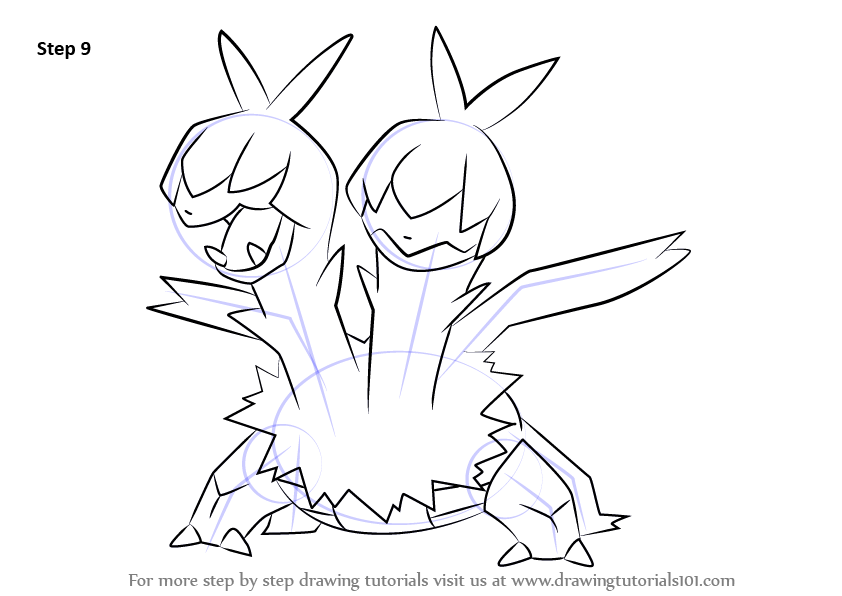 How to Draw Zweilous from Pokemon (Pokemon) Step by Step ...