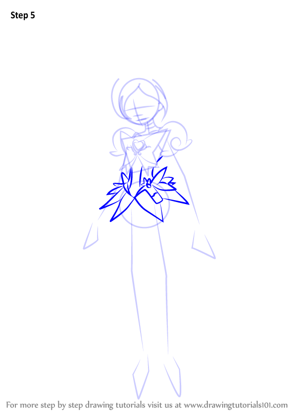 How to Draw Cure Blossom from Pretty Cure (Pretty Cure) Step by Step ...