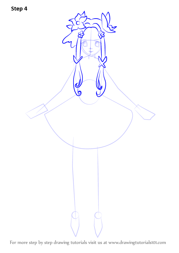How to Draw Cure Felice from Pretty Cure (Pretty Cure) Step by Step ...