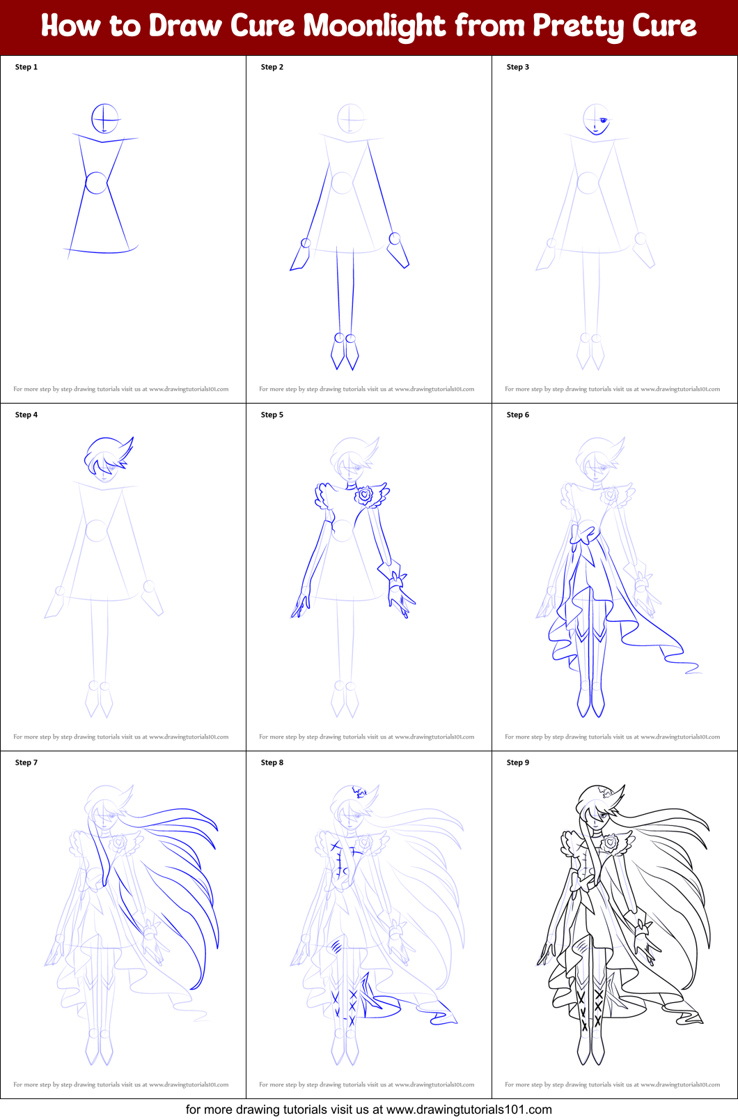 How To Draw Moonlight Drawing