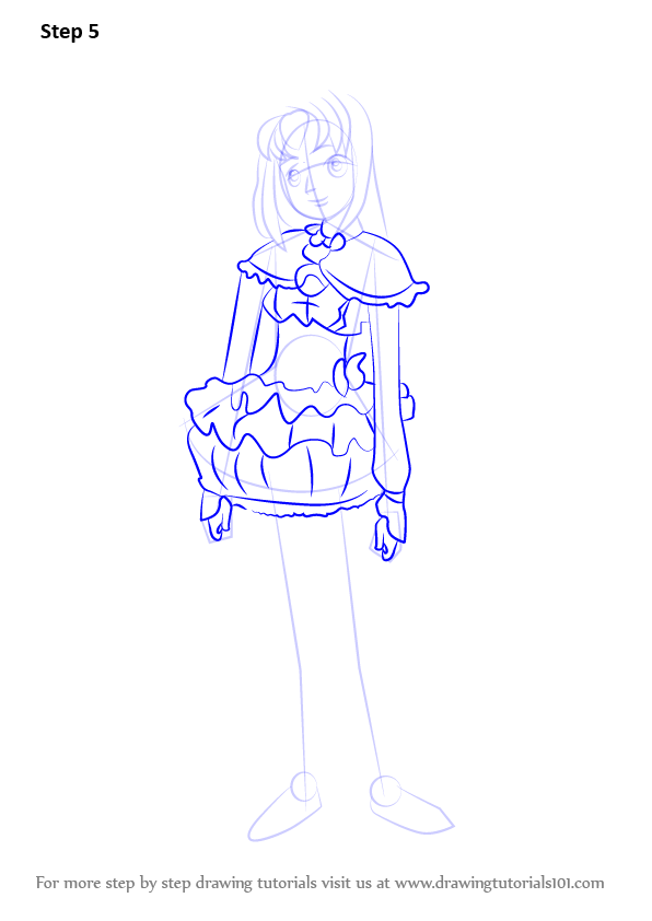How to Draw Cure Muse from Pretty Cure (Pretty Cure) Step by Step ...