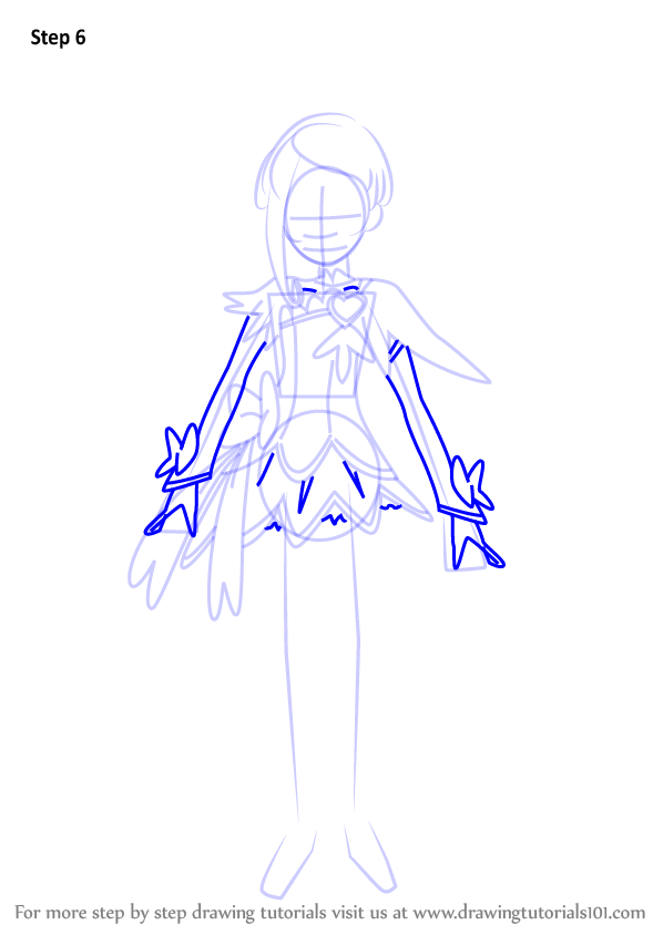 How to Draw Cure Sword from Pretty Cure (Pretty Cure) Step by Step ...