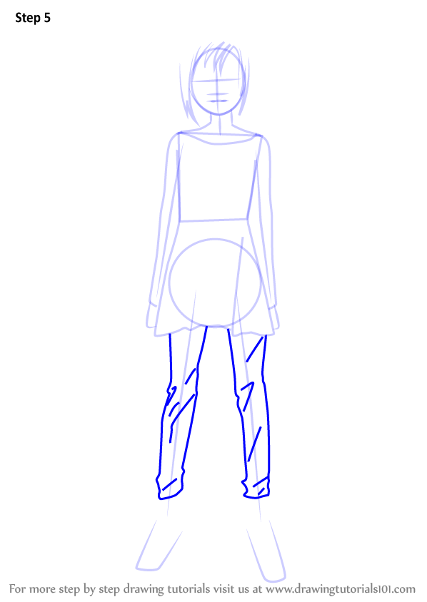 How to Draw Hino Akane from Pretty Cure (Pretty Cure) Step by Step ...