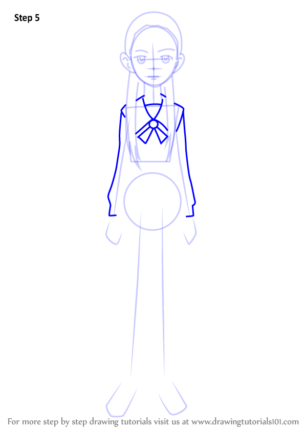 How to Draw Kiryuu Kaoru from Pretty Cure (Pretty Cure) Step by Step ...