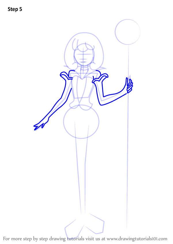 How to Draw Queen Mirage from Pretty Cure (Pretty Cure) Step by Step ...