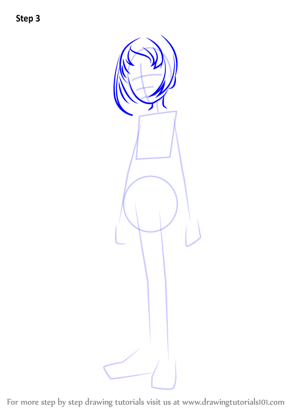 How to Draw Shirabe Ako from Pretty Cure (Pretty Cure) Step by Step ...