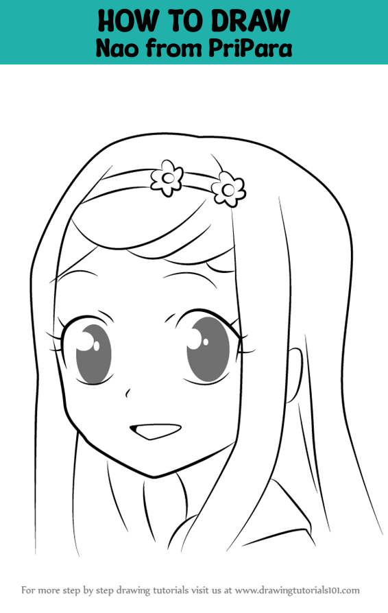 How to Draw Nao from PriPara (PriPara) Step by Step ...