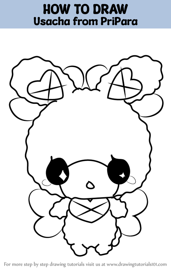 How to Draw Usacha from PriPara (PriPara) Step by Step ...