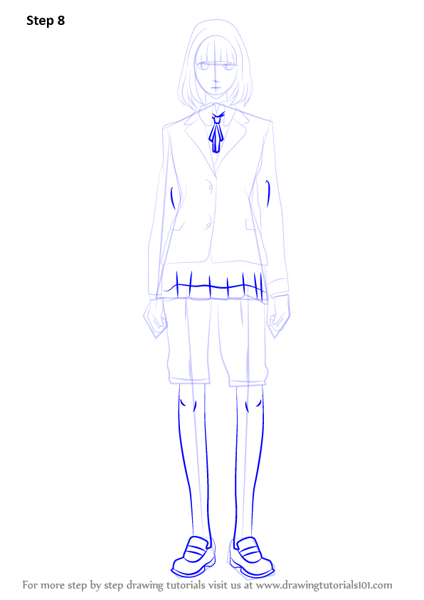 How to Draw Hana Midorikawa from Prison School (Prison School) Step by ...