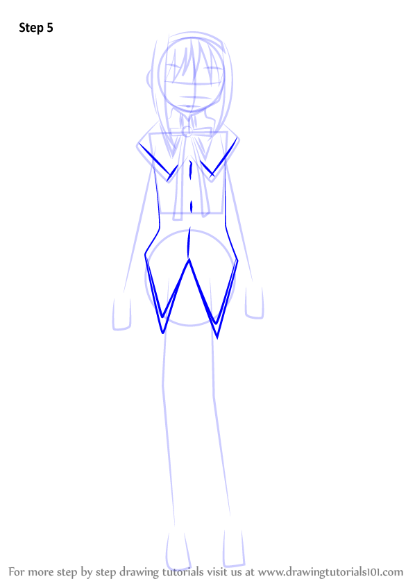 How to Draw Homura Akemi from Puella Magi Madoka Magica (Puella Magi ...