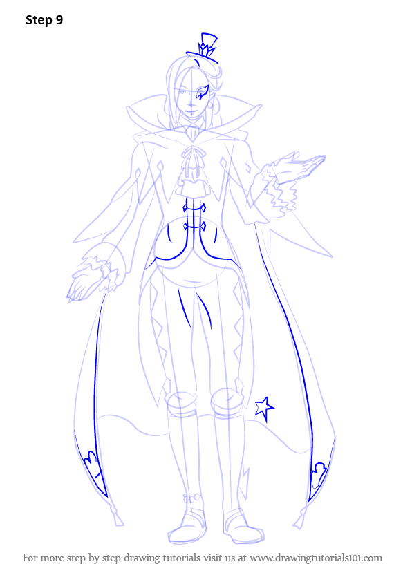 How to Draw Roswaal L Mathers from Re Zero (Re:Zero) Step by Step ...