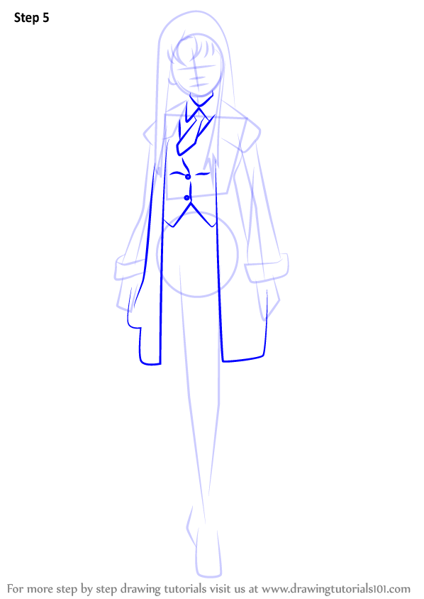 How to Draw Yomiko Readman from Read or Die (Read or Die) Step by Step ...