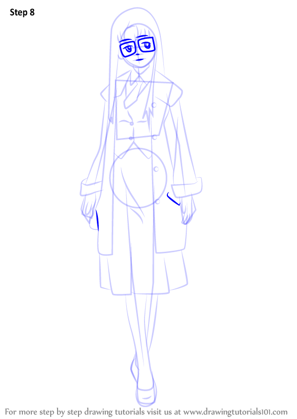 How to Draw Yomiko Readman from Read or Die (Read or Die) Step by Step ...