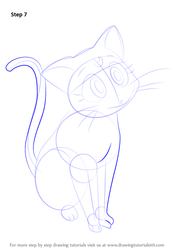 How to Draw Luna from Sailor Moon (Sailor Moon) Step by Step ...