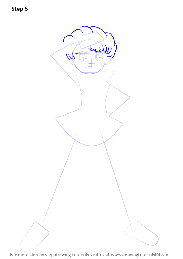 How to Draw Sailor Chibi Moon from Sailor Moon (Sailor Moon) Step by ...