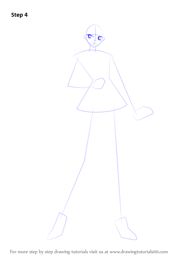 How to Draw Sailor Mars from Sailor Moon (Sailor Moon) Step by Step ...
