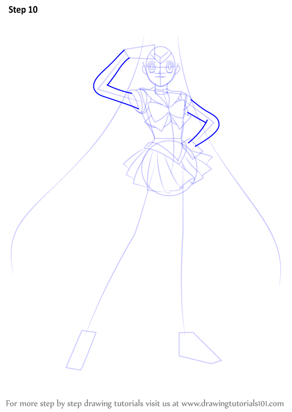 How to Draw Sailor Moon (Sailor Moon) Step by Step ...