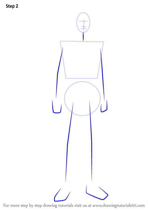 How to Draw Hayabusa from Sakamoto desu ga? (Sakamoto desu ga?) Step by ...
