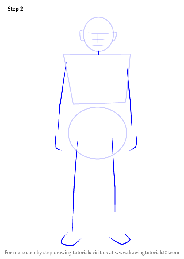 How to Draw Mario from Sakamoto desu ga? (Sakamoto desu ga?) Step by ...