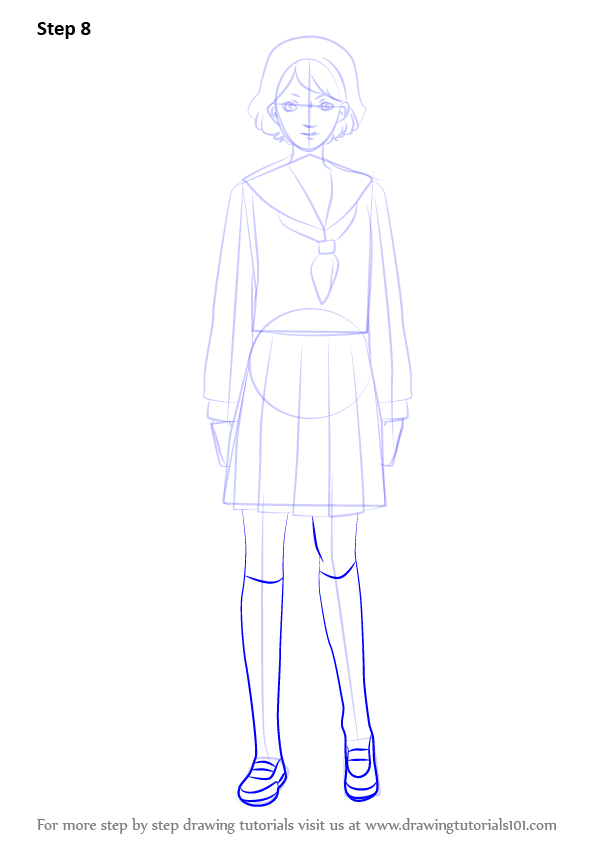 How to Draw Tanaka from Sakamoto desu ga? (Sakamoto desu ga?) Step by ...