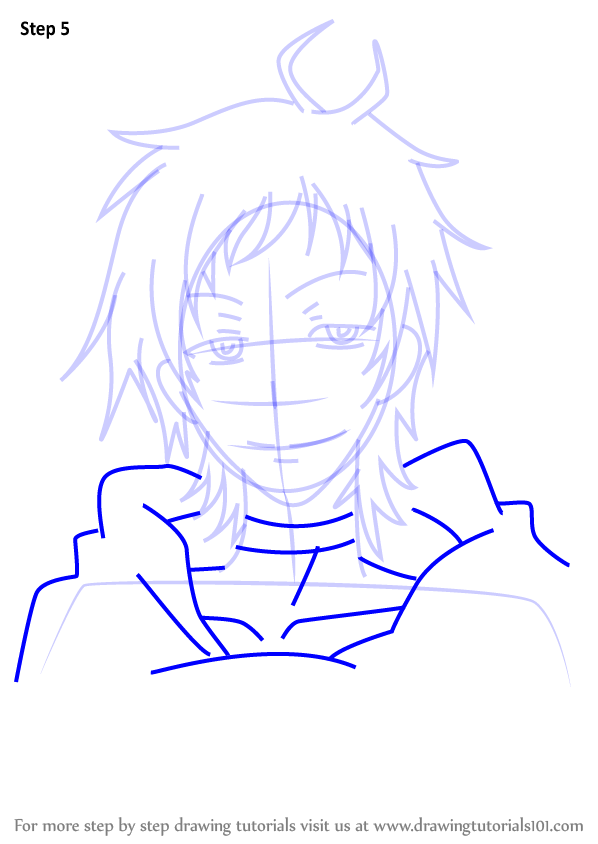How to Draw Tsurugi Kamiya from Servamp (Servamp) Step by Step ...