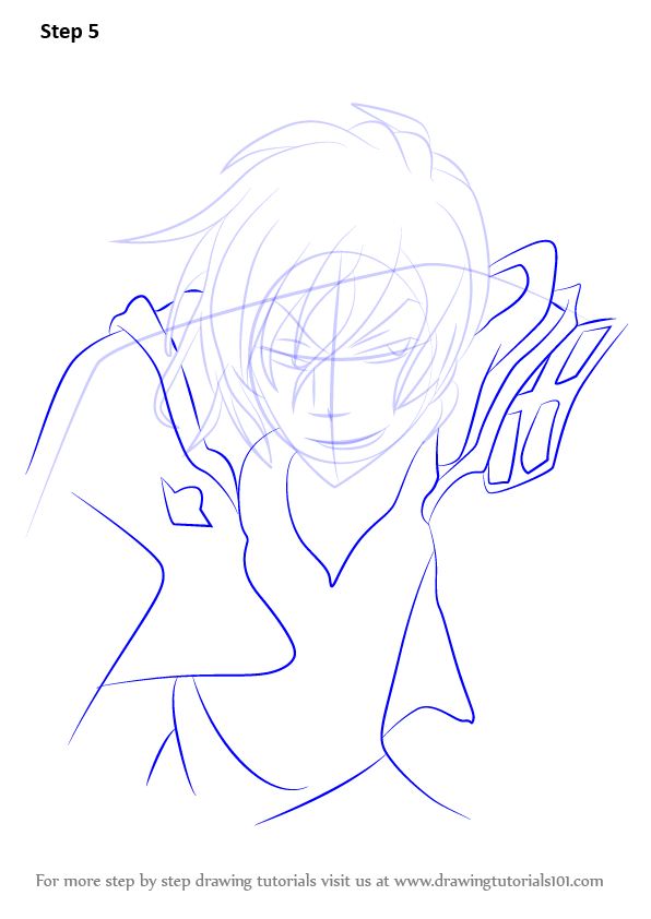 How to Draw Yumikage Tsukimitsu from Servamp (Servamp) Step by Step ...