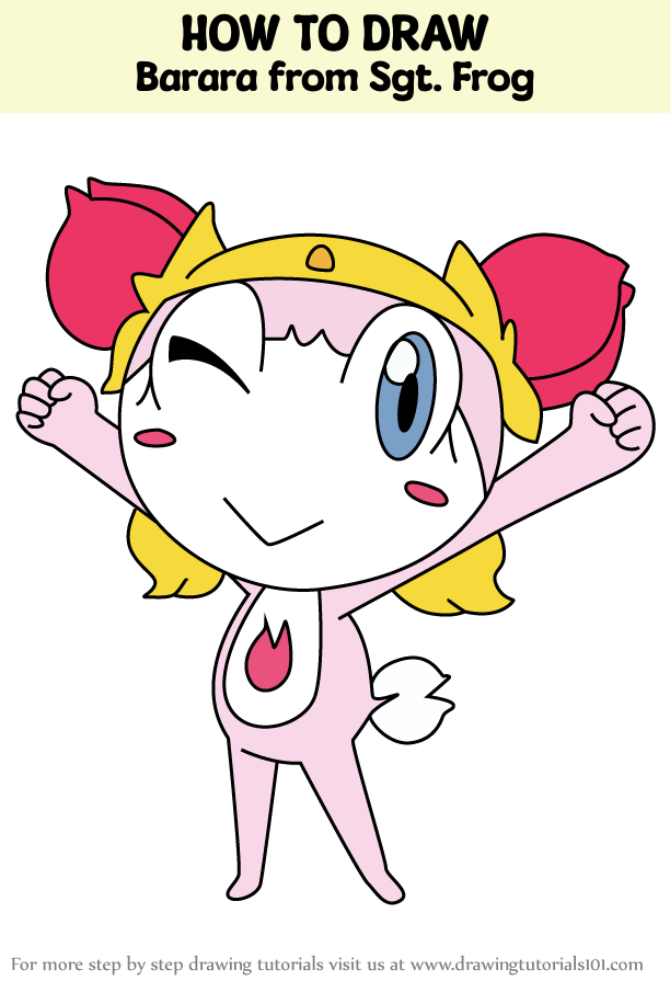 How to Draw Barara from Sgt. Frog (Sgt. Frog) Step by Step ...