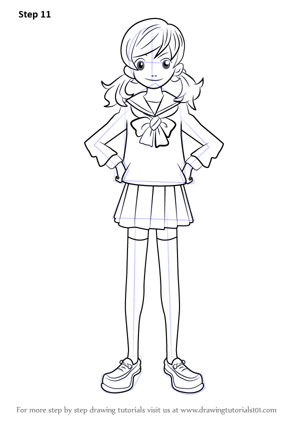How to Draw Nagi Aiza from Shigatsu wa Kimi no Uso (Shigatsu wa Kimi no ...